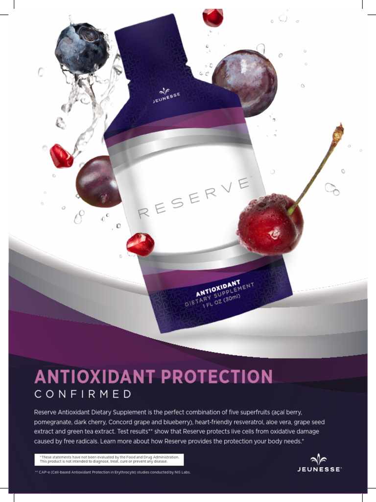 Reserve Antioxidant Supplement Benefits | PDF | Grape