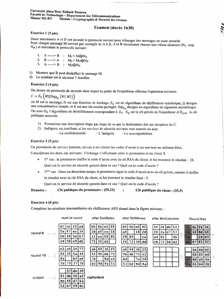 TD (Exam+exos) | PDF