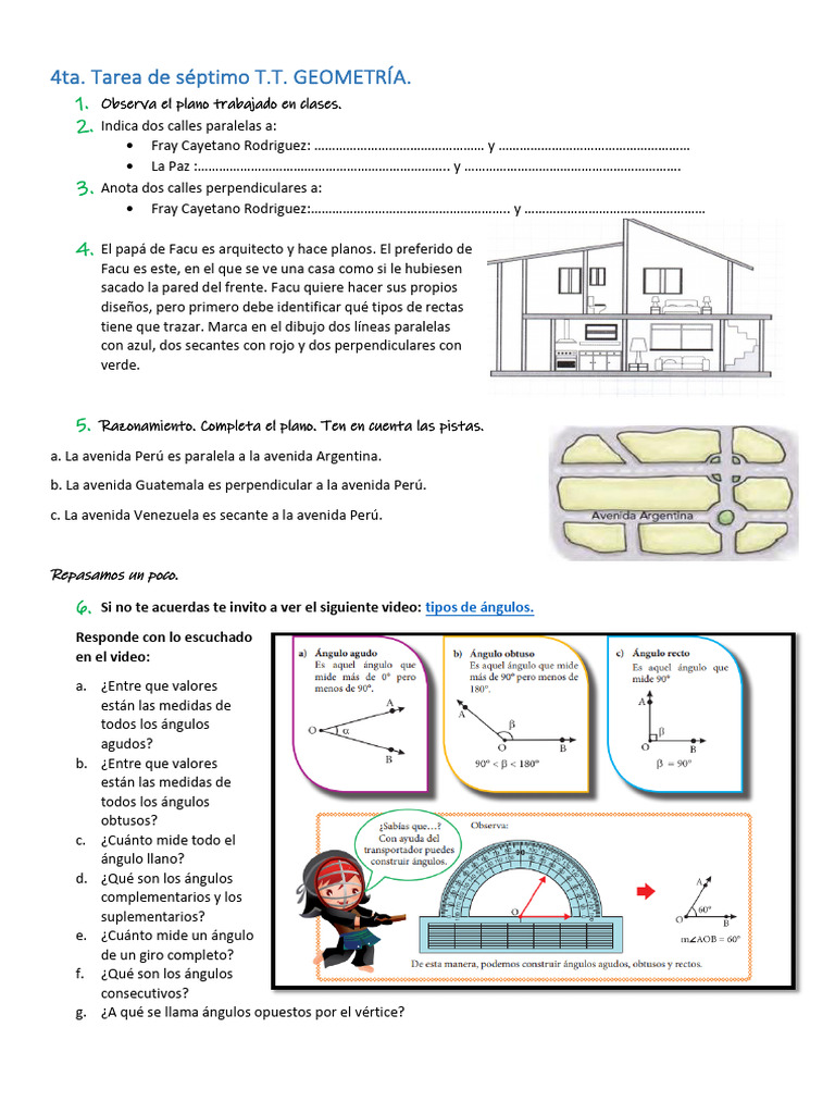 4ta Tarea de Septimo TM | PDF