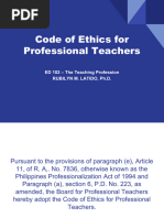 2021 - SACE - Code of Professional Ethics For Educators | PDF | Appeal ...