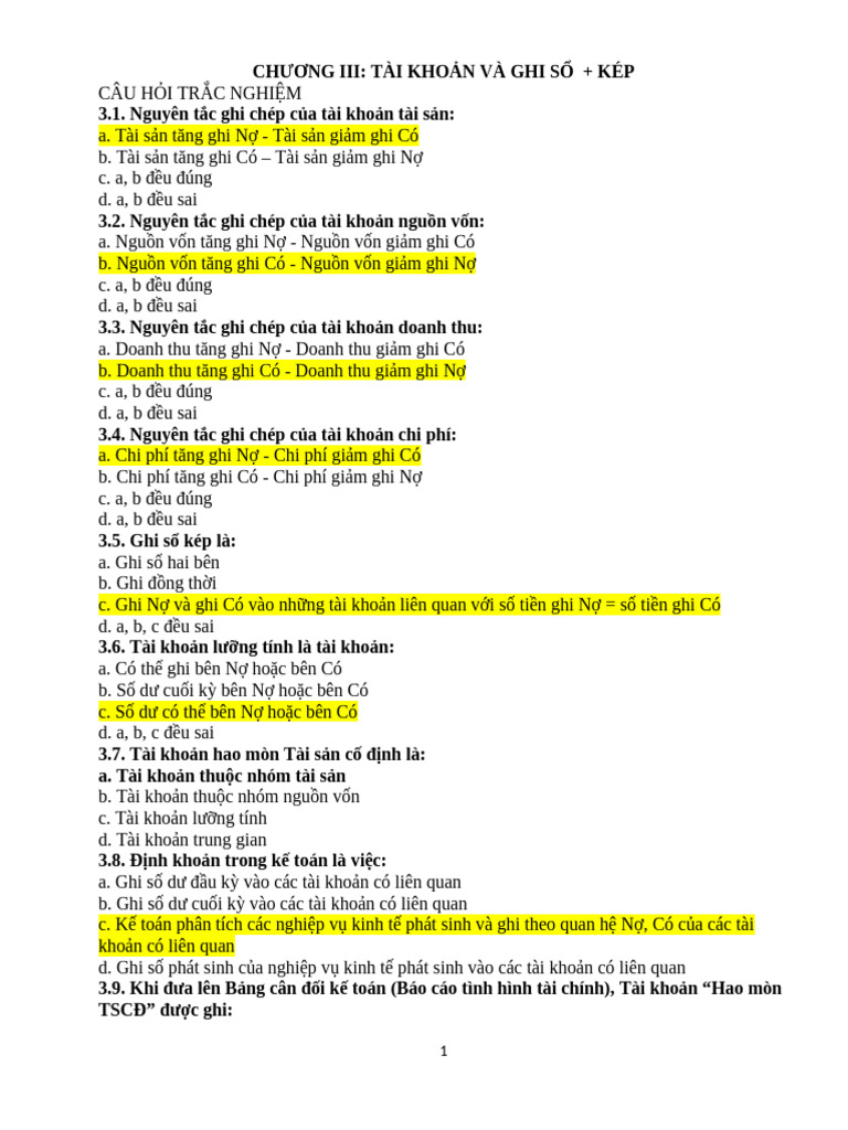 Bai Tap Chuong 3 - NLKT | PDF