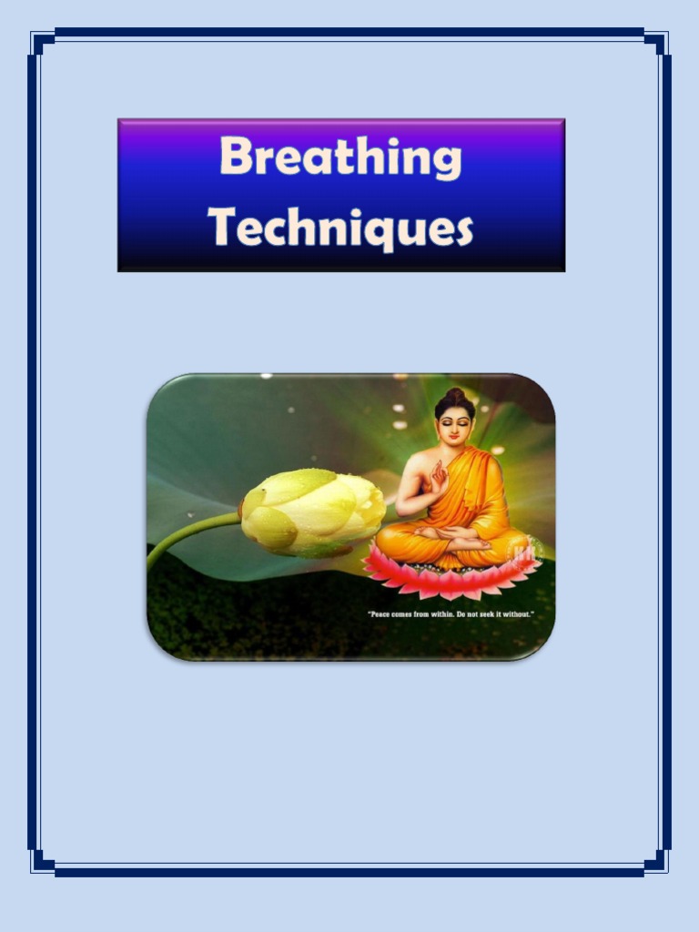 Breathing Techniques | PDF | Breathing | Thorax