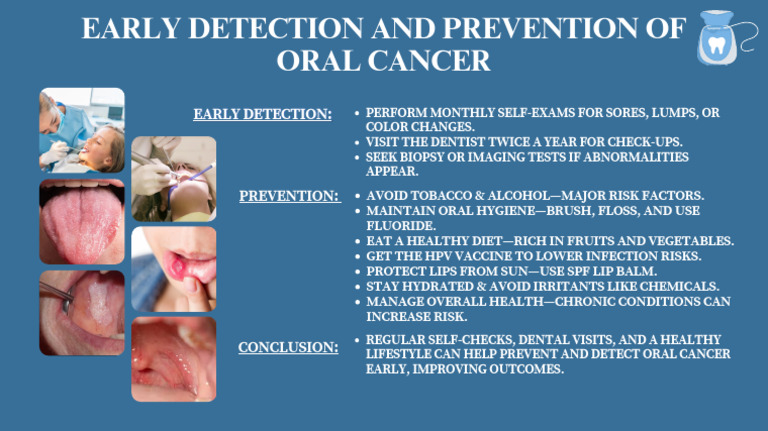 Early Detection and Prevention of Oral Cancer | PDF