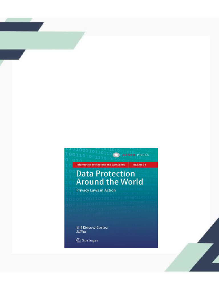 Data protection around the world 1st edition by Elif Kiesow ...