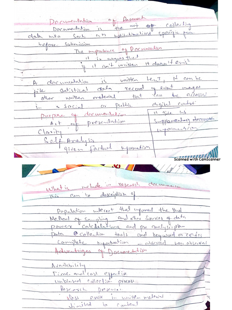 Documentation of Research | PDF