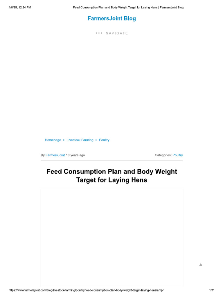 Feed Chart | PDF