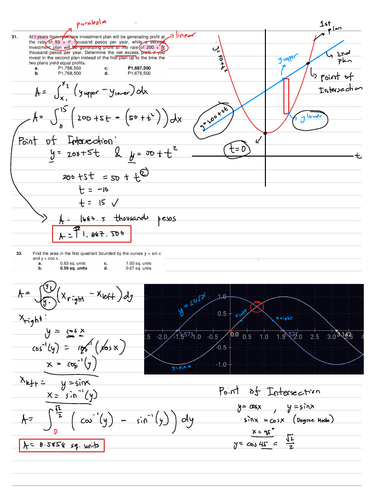 Integral Calculus 2 Discussion | PDF