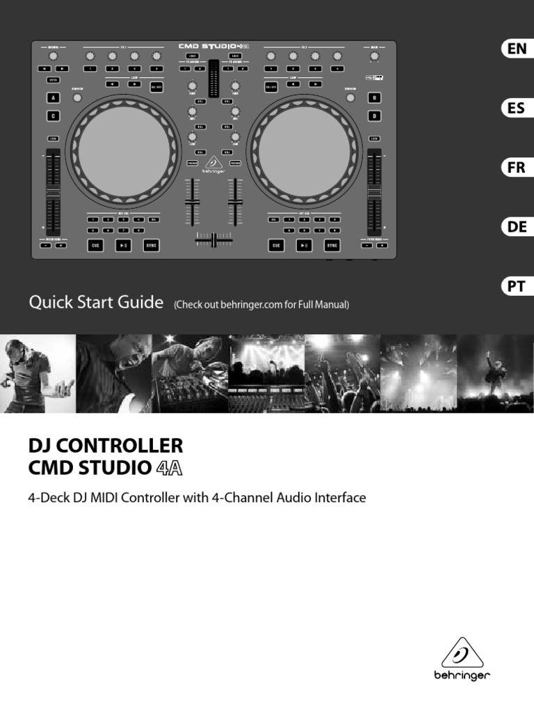 Behringer CMD Studio 4a Qick Start Guide | PDF | Electromagnetismo ...