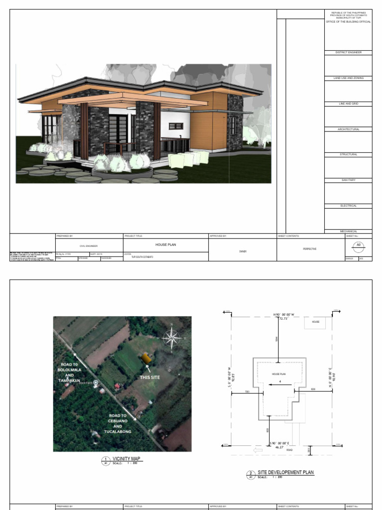 House Plan and Specifications Tupi South Cotabato | PDF | Building ...