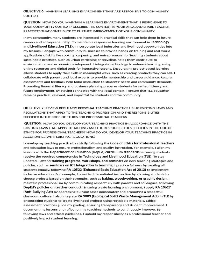 TRF- REVIEWER | PDF | Teachers | Learning