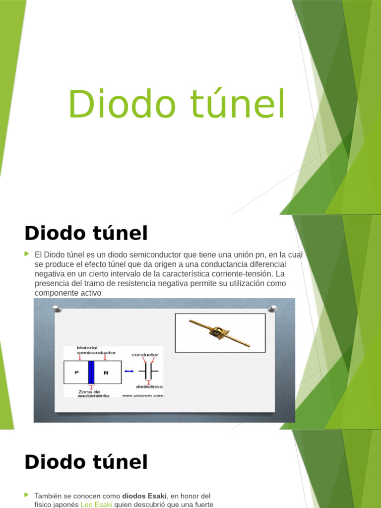 Diodo Túnel | PDF | Diodo | Electricidad