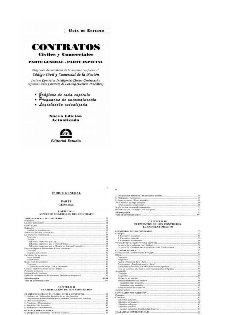 GUIA CONTRATOS Civiles y Comerciales | PDF