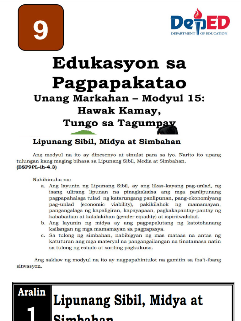 ESP9 Q1 Notetaking L15 | PDF