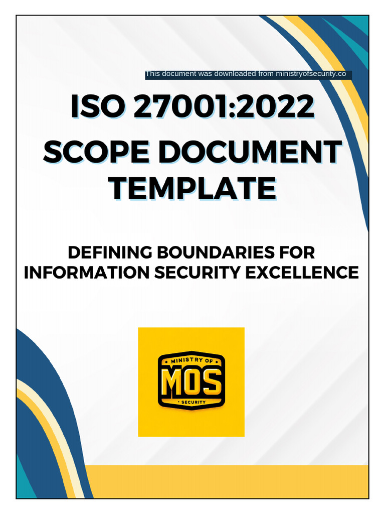 ISO 27001 Scope Document Template 1724235272 | PDF | Computer Security | Security