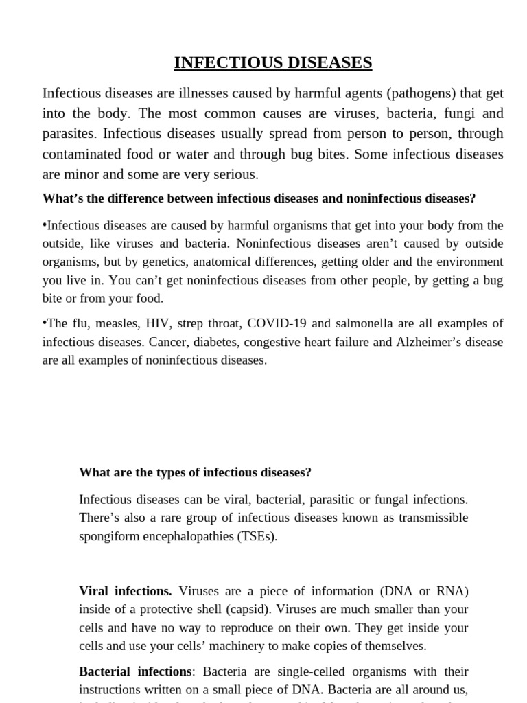 Infections | PDF | Infection | Urinary Tract Infection