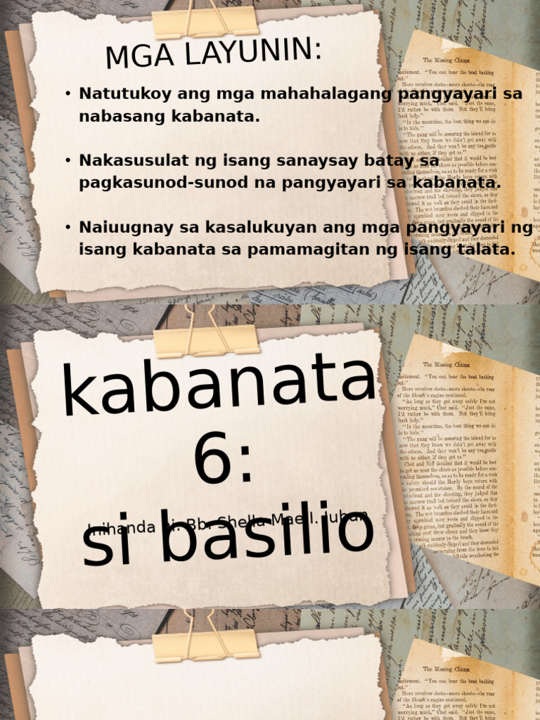Kabanata 6 Si Basilio | PDF