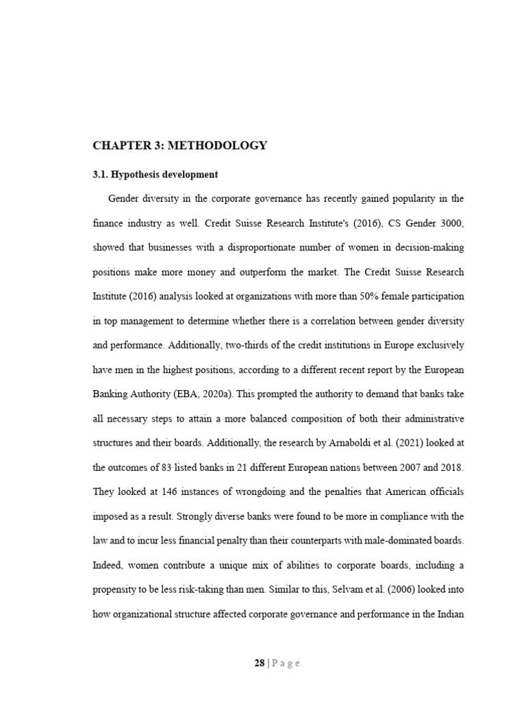 Master Project Sample - Chapter 3-4 | PDF | Endogeneity (Econometrics ...