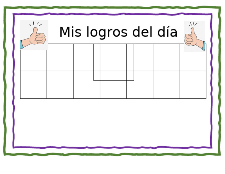Mis Logros Del Día | PDF