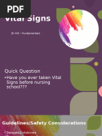 Vital Signs Chart | PDF