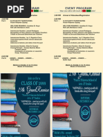 Sample Alumni Homecoming Program | PDF