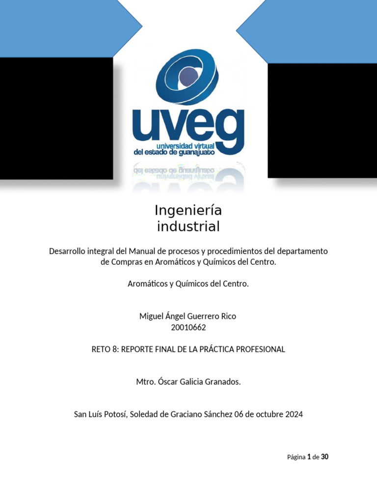 Guerrero_Miguel_R8_U3 | PDF | Business | Calidad (comercial)