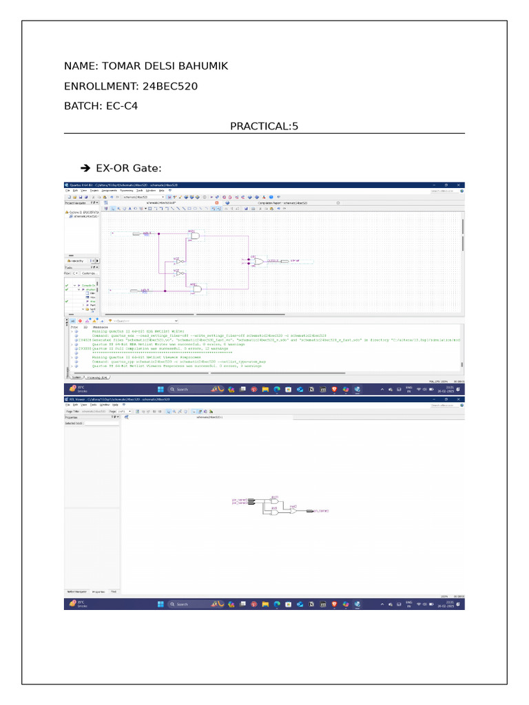 24bec520 Pract5 Fpga | PDF