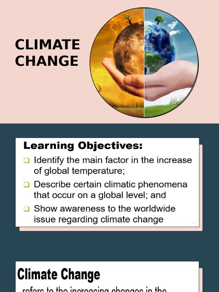 Cot PPT Climate Change | PDF