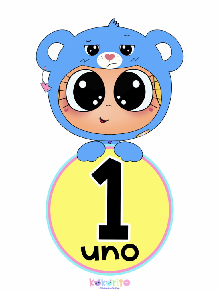 Guía Numérica Ositos | PDF