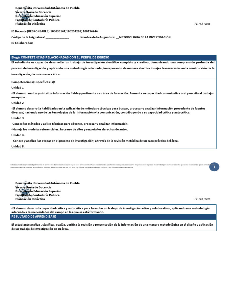 PD LCPA 006 Metodología de La Investigación 18062024 | PDF | Aprendizaje | Contador