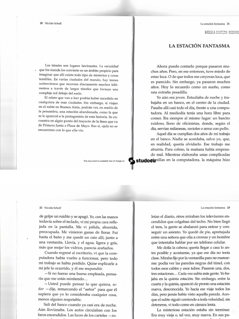 Leyendas Urbanas Nicolas Schuff | PDF