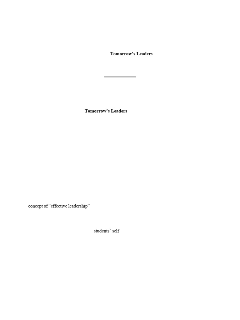L1 - L1.1 - Lecture Outline 202021 (Student) | PDF | Leadership | Social Psychology