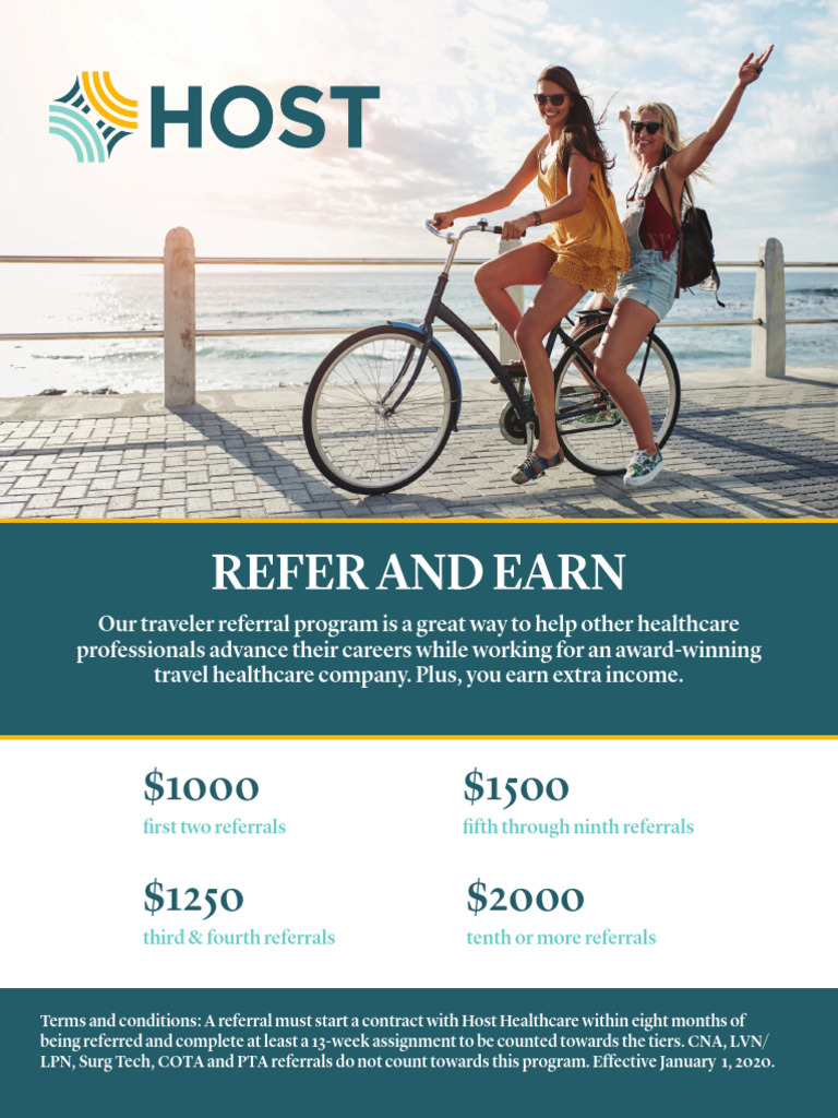 Host Referral Program Flyer | PDF