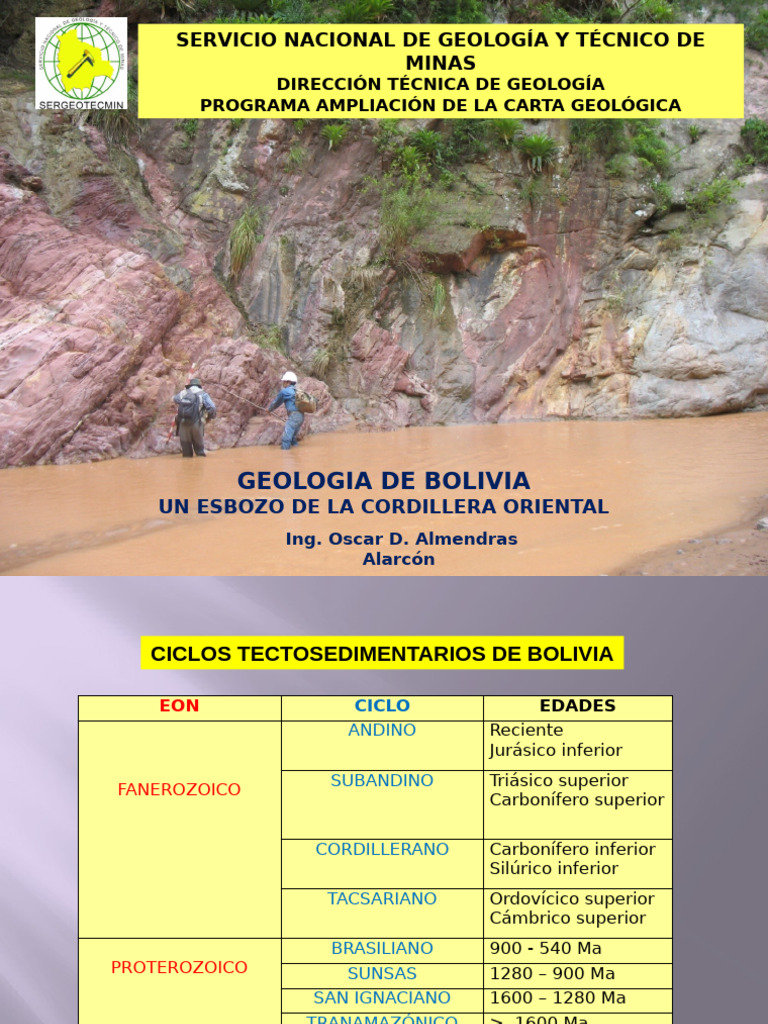 Geologia de Bolivia | PDF | Geología | Estratigrafía