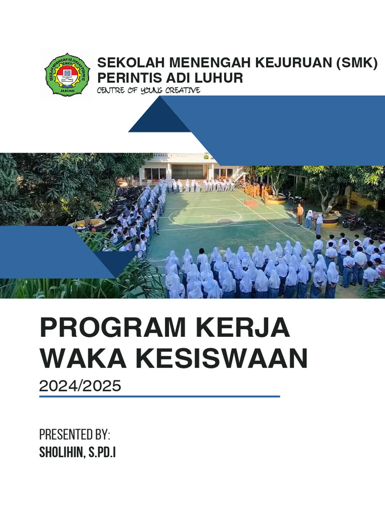sampul program kerja kesiswaan | PDF