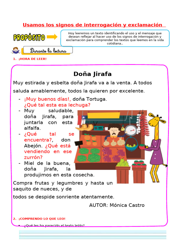 Adicional Ficha Com Usamos Los Signos de Interrogacion y Exclamacion | PDF