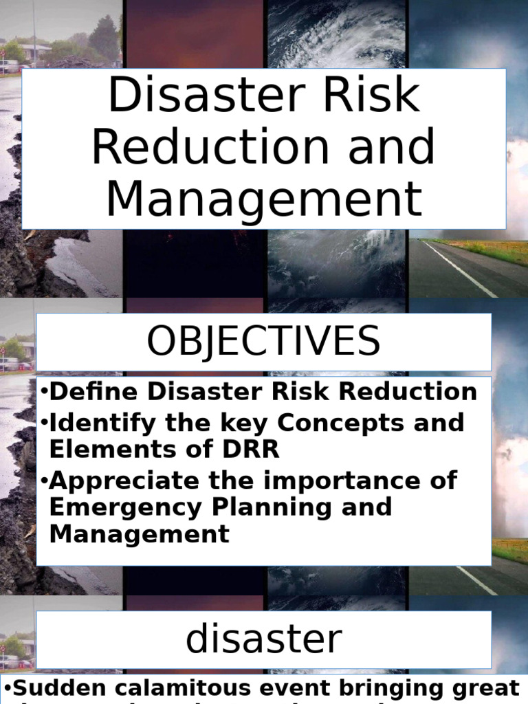 Disaster Risk Reduction and Management | PDF | Natural Disasters | Risk