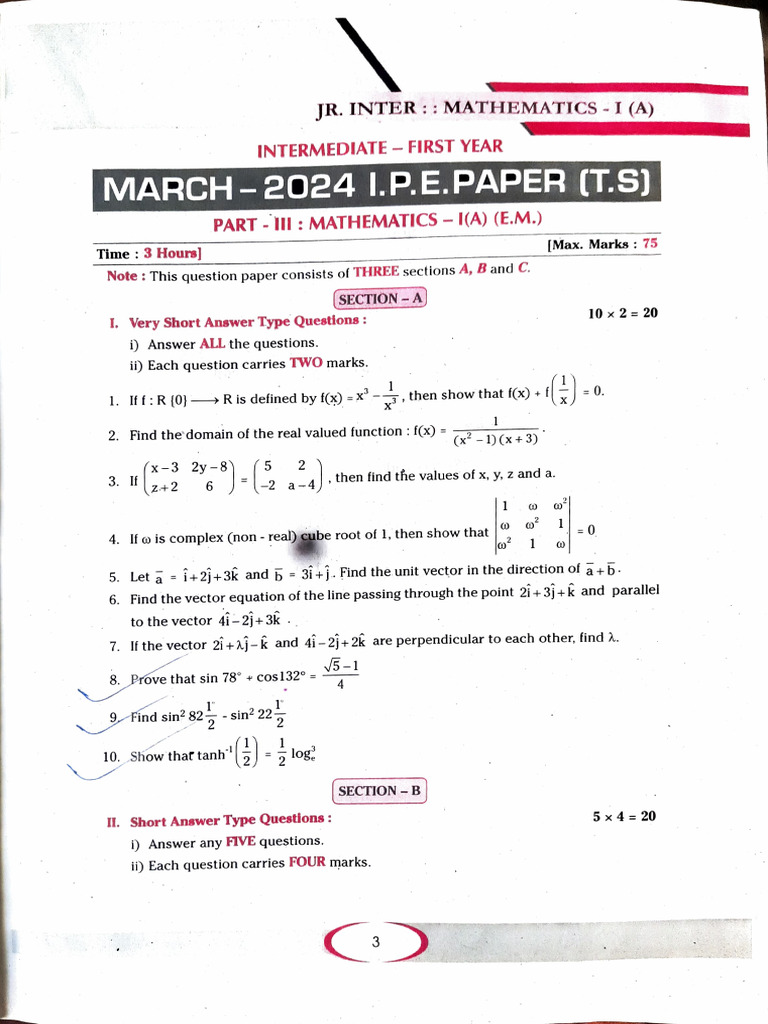 Maths IA Q Paper | PDF | Function (Mathematics) | Mathematical Objects
