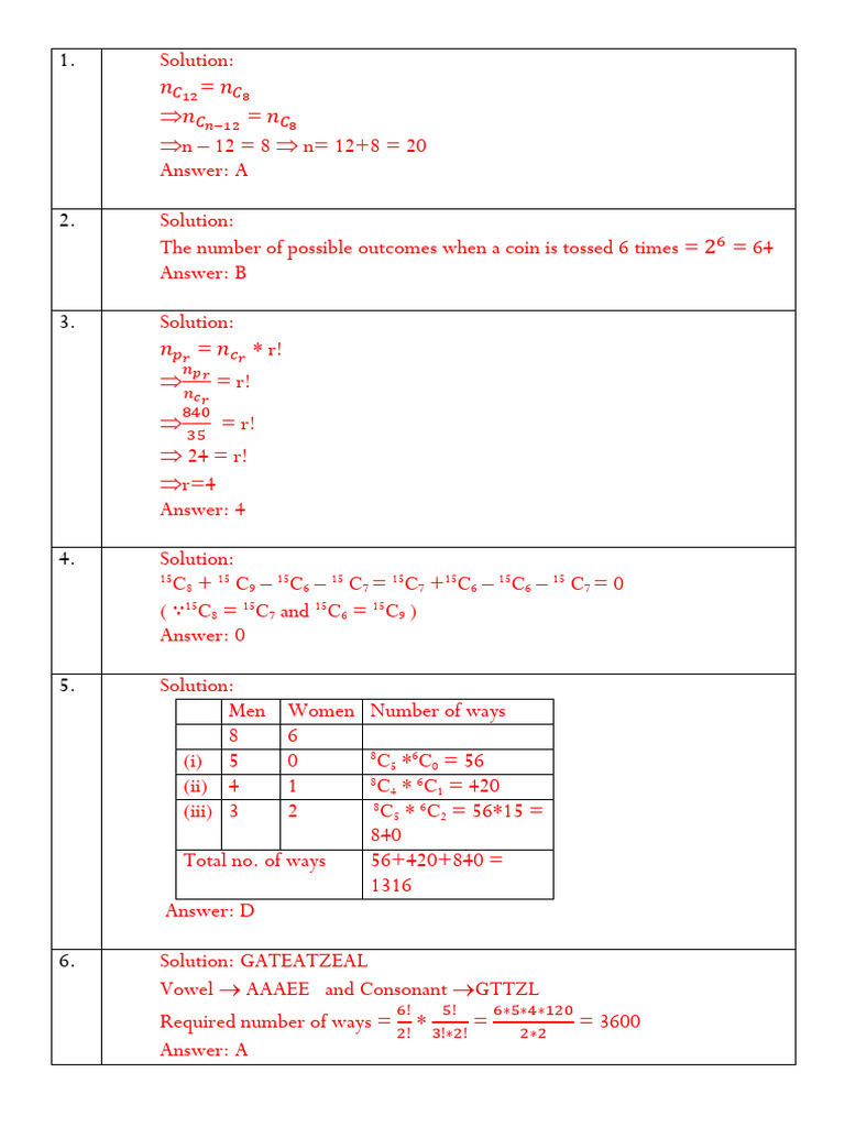 EM Permutation & Combinations | PDF | Consonant | Linguistics