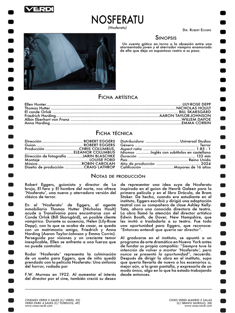 Nosferatu: Icha Artística | PDF