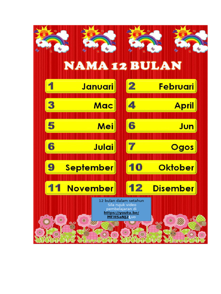 12 Bulan Setahun | PDF