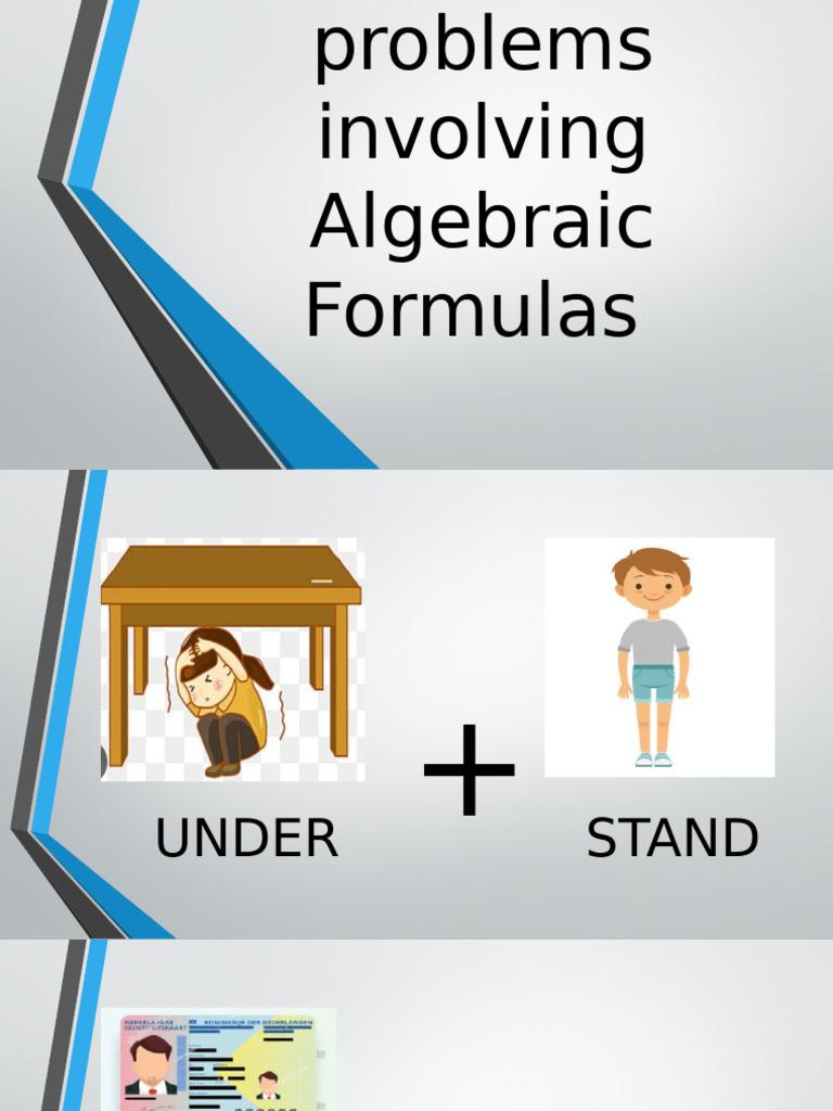 Solving Problems Involving Algebraic Formulas | PDF | Formula | Algebra