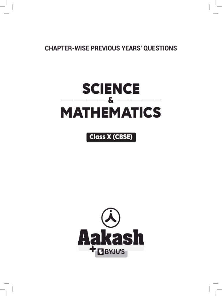 Class X Science & Math Past Papers | PDF