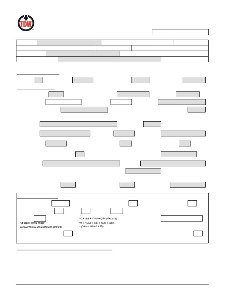 Fitting Datasheet TDW For Sudan | PDF | Pipe (Fluid Conveyance) | Gases