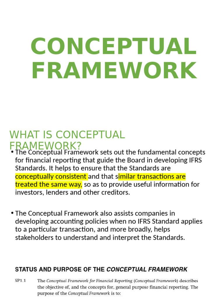 Conceptual Framework | PDF