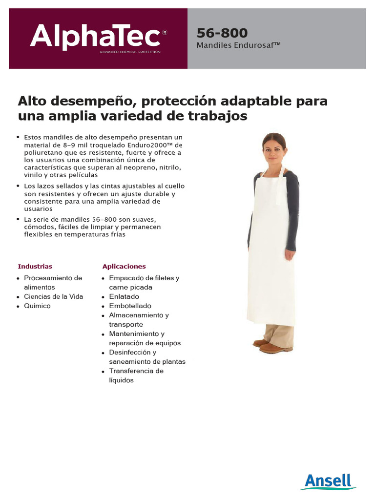 alphatec-56-800_pds_mx | PDF | Materiales