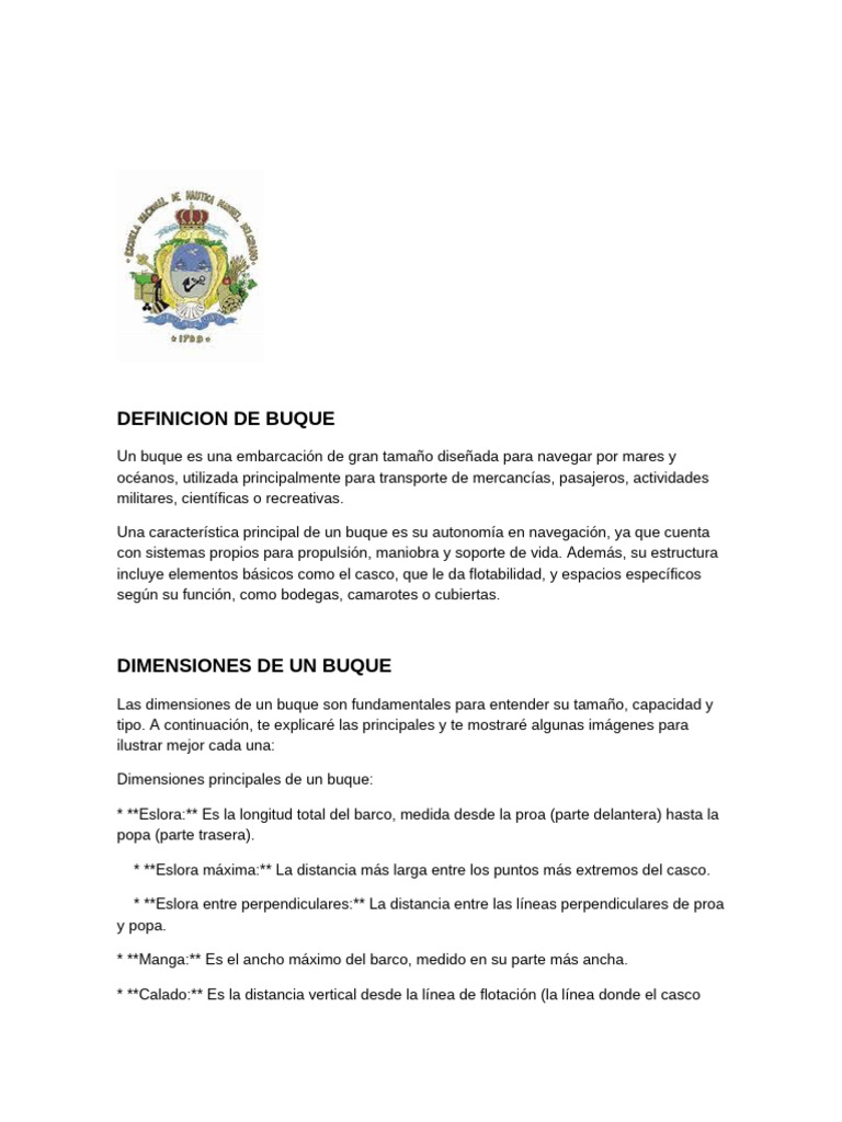 Conocimiento de Un Buque | PDF | Puerto | Buques