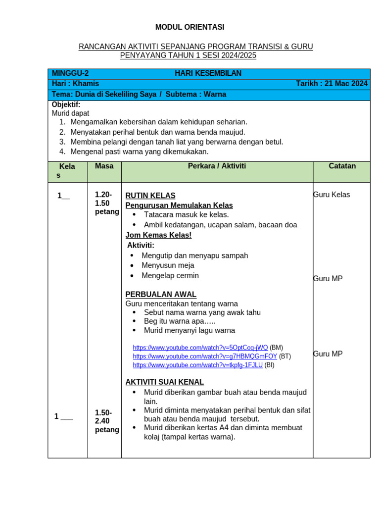 RPH 21.03.24 Khamis | PDF