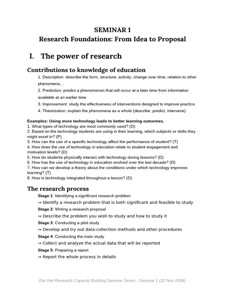 Getting to know Research_Handout | PDF | Quantitative Research | Qualitative Research