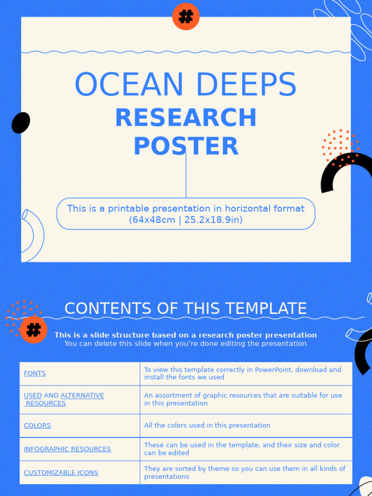 Ocean Deeps Research Poster by Slidesgo | PDF | Planets | Solar System