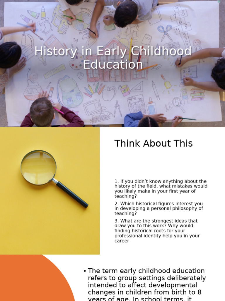 History in ECE-Foundations | PDF | Child Care | Preschool